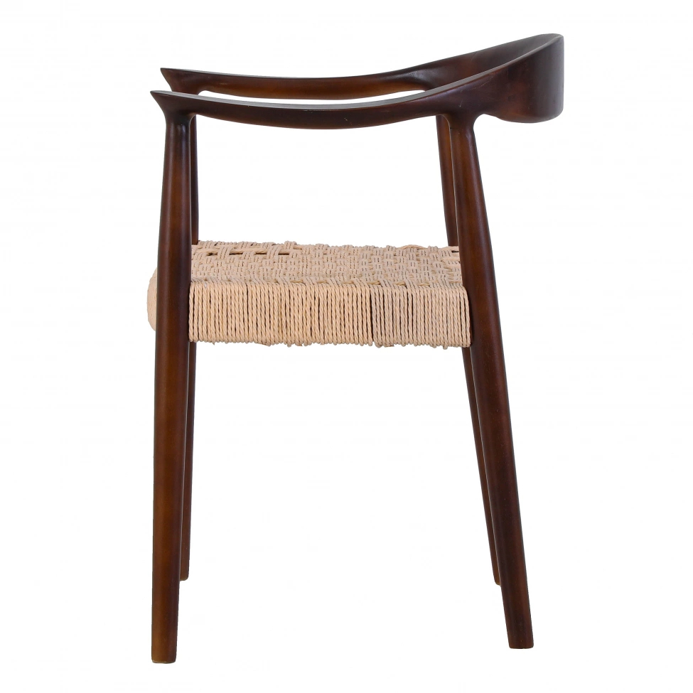 Stol - Ask (valnød) - 2 stk - Trendcarpet.dk